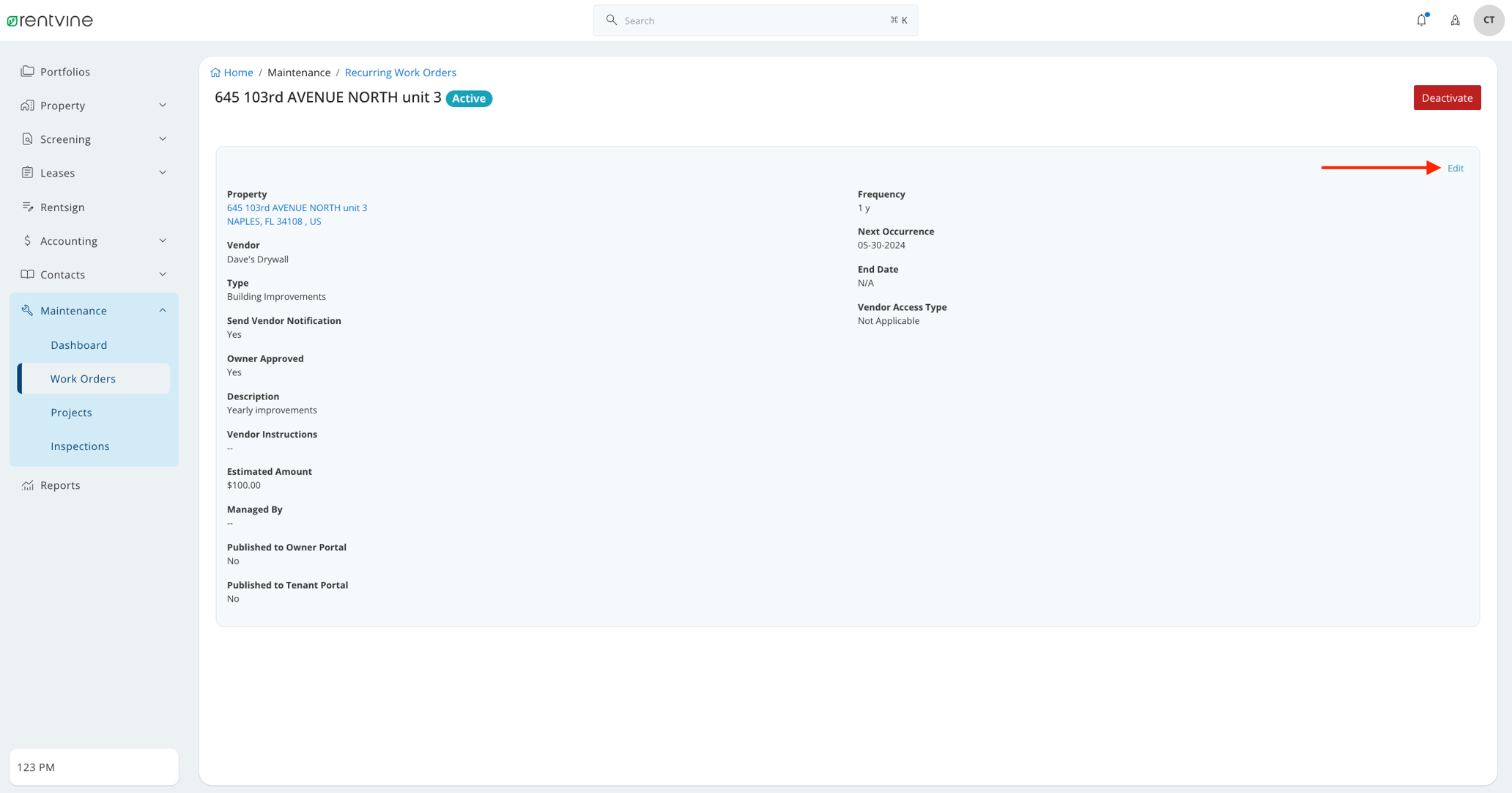 How To Create a Recurring Work Order